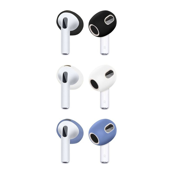 3 комплекта затычек для ушей Airpods pod, 3 силиконовых вкладыша ...