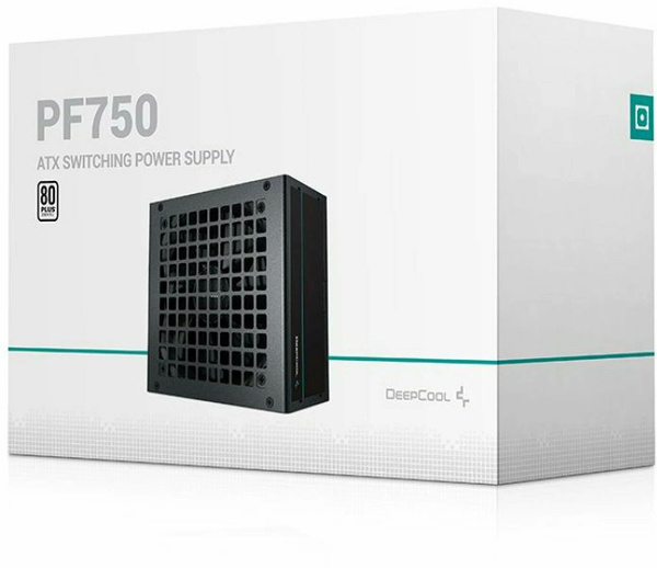 Блок питания 750Вт DeepCool PF750 (APFC,120мм,4PCI-E,6SATA80+)R-PF750D ...