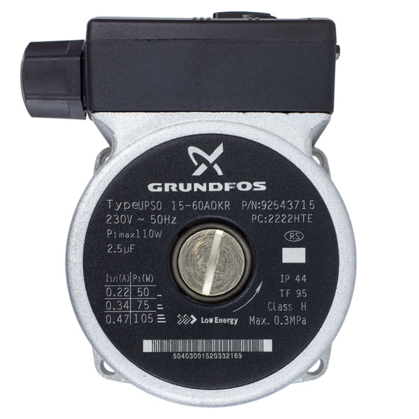 Насос Grundfos UPS 15-60 для котлов Electrolux Basic Space CPS15-5, Hermann, Beretta, Immergas ...