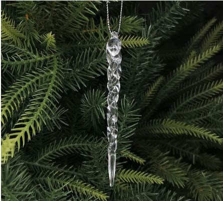 Набор ёлочных украшений Сосулька 12 шт / сосульки на елку купить c ...