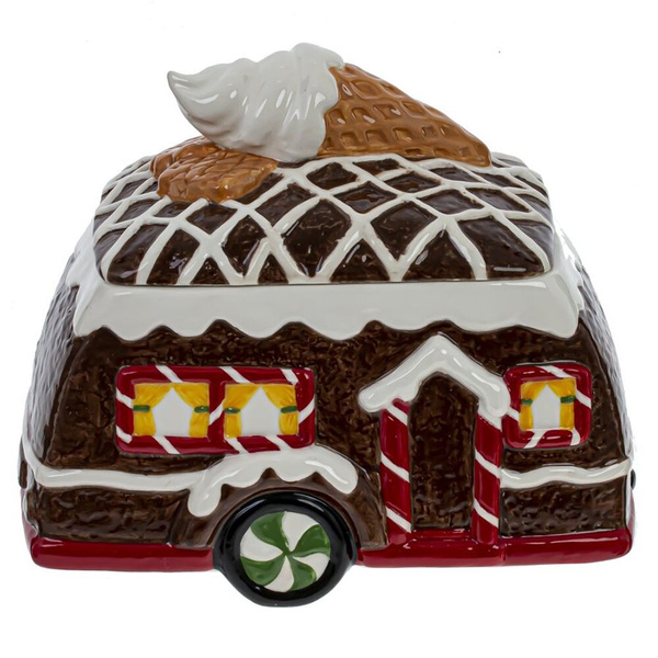 Конфетница новогодняя с крышкой Remecoclub, керамика, 2800 мл купить на OZON по низкой цене ...