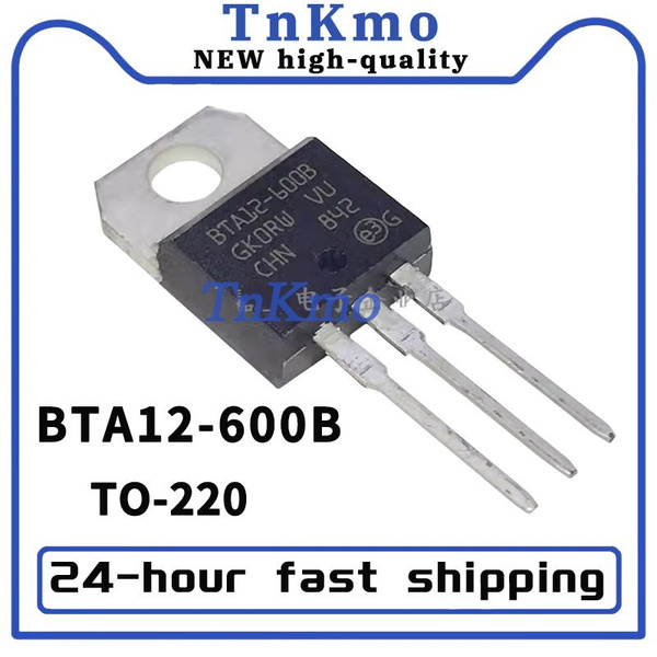 10 шт./лот Транзистор BTA12-600B TO-220 с прямой вставкой транзистора В ...