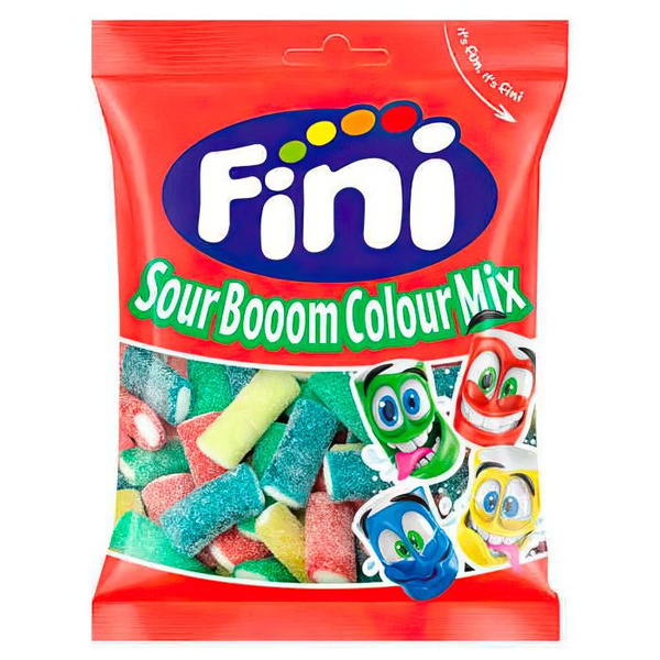 Fini Мармелад жевательный, Sour Boom Mix, 90 гр купить на OZON по ...