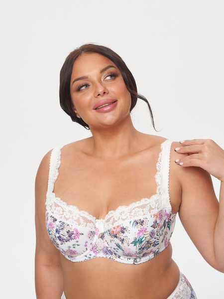 Бюстгальтер Женский BLISSENSE мягкая чашка на каркасе, на косточках, размер 85E разноцветный ...