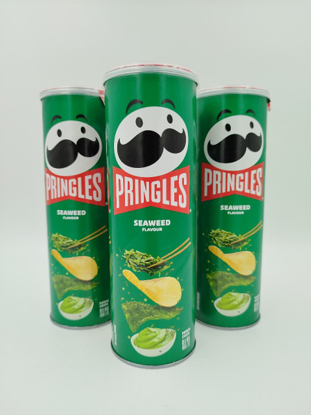 Чипсы Pringles Нори и Васаби, Seaweed 3 х 110 гр. Китай купить на OZON по низкой цене (1729937093)