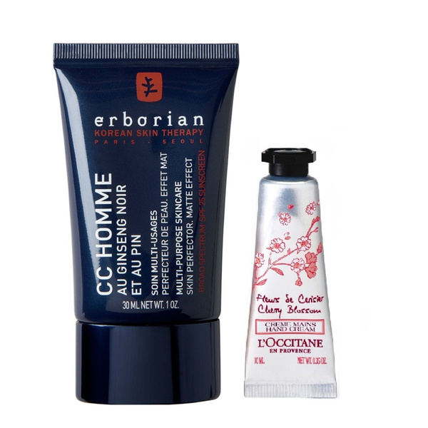 Erborian CC HOMME Крем для мужчин, 30 мл и миниатюра крем для рук 10 мл ...
