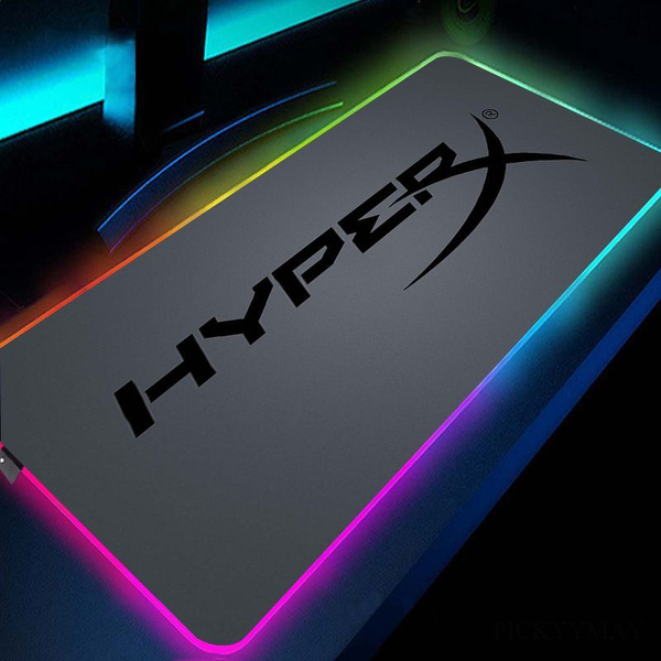 HyperX Игровой коврик для мыши Светящийся коврик для мыши, XXL, черный ...