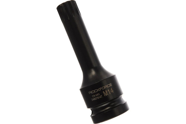 Головка-бита SPLINE ударная M14 с отверстием, 1/2" ROCKFORCE купить на OZON по низкой цене ...