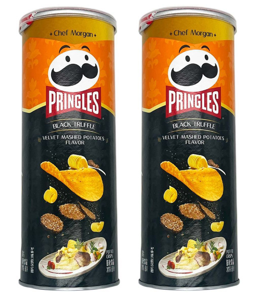 Чипсы Pringles Black truffle velvet mashed potato / Пюре из черного ...