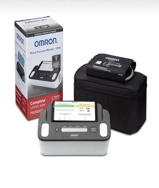 Omron Complete HEM-7530T-E3 Монитор артериального давления 2-в-1 и устройство для ЭКГ купить на ...