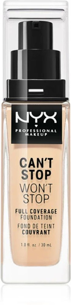 Тональный крем NYX Professional Makeup Cant Stop Full Coverage ...