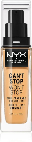 Тональный крем NYX Professional Makeup Cant Stop Full Coverage ...