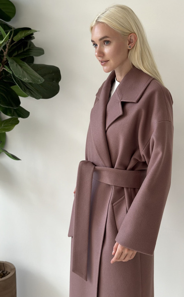 Пальто My Atelier Dress, Демисезон, размер 42, 44, цвет чайная роза ...