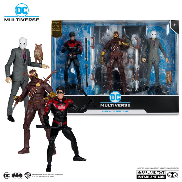 Игрушки McFarlane Toys. NIGHTWING VS TALON & OWL 3PK. DC Multiverse ...