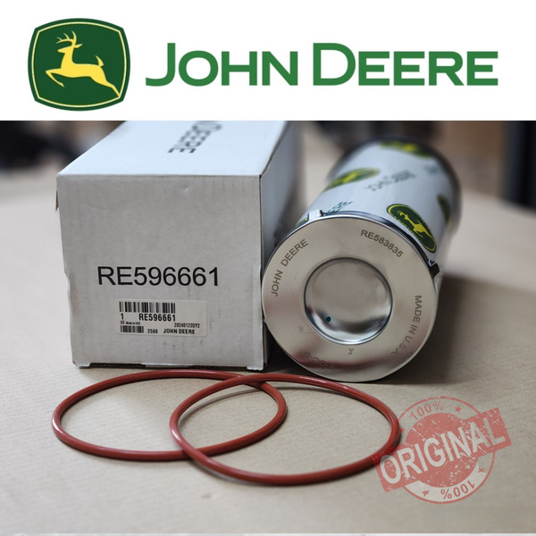 John Deere Фильтр гидравлический для спецтехники арт. RE596661, 1 шт ...