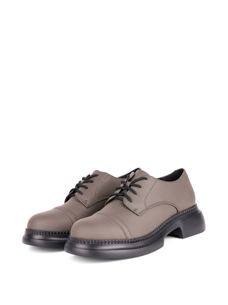 Полуботинки Женский Instreet зеленый, размер 37 Демисезон 4 Шнурки Толстый каблук Россия купить ...