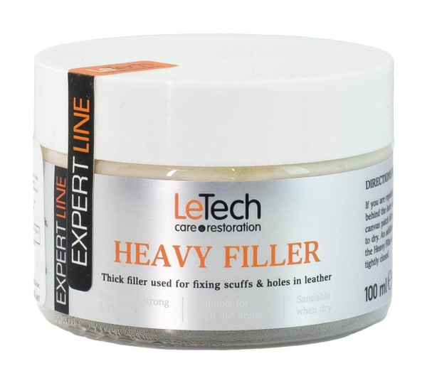 Жидкая кожа, шпатлевка для кожи густая (LeTech Leather Heavy Filler ...