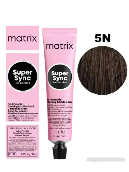 Matrix Крем-краска SoColor Sync Pre-Bonded, 5N купить на OZON по низкой ...