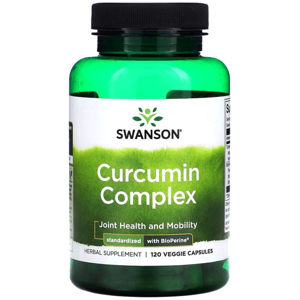 Curcumin Complex with BioPerine 120 veg caps от Swanson США / Куркумин ...
