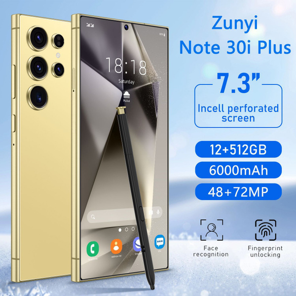Смартфон ZUNYI SJS7-Note 30i Plus-A30-25331-OZON 512 ГБ 12 ГБ Желтый 7.3 IPS SJS7-Note 30i Plus ...