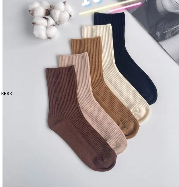 Комплект носков Женский AMIGOBS, размер 36, 38 Полиэстер, Спандекс Бег, Велоспорт белый, бежевый ...