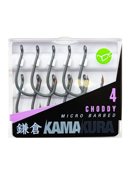 Крючки карповые KORDA Kamakura Choddy №4 с бородкой 10шт купить на OZON ...