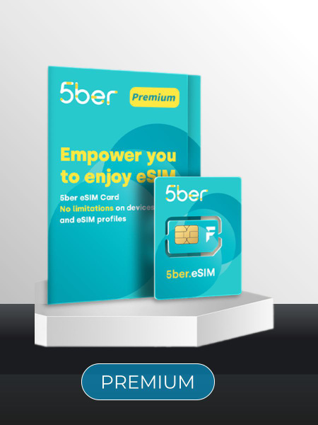 5ber premium eSIM адаптер купить на OZON по низкой цене (1812376180)