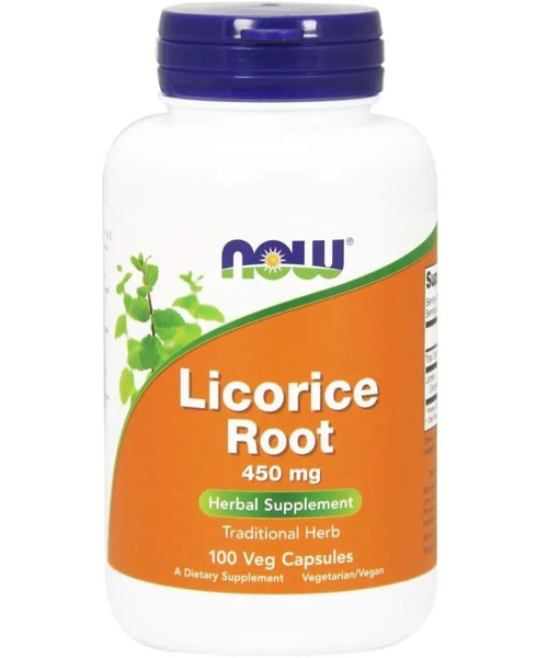 Licorice Root, Корень Солодки 450 мг 100 капсул купить на OZON по ...