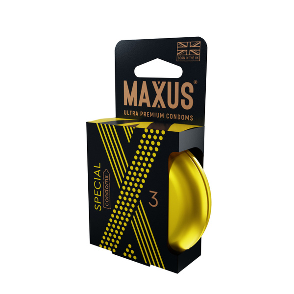 MAXUS Special Презервативы с точками и рёбрами в железном кейсе - 3 шт купить на OZON по низкой ...