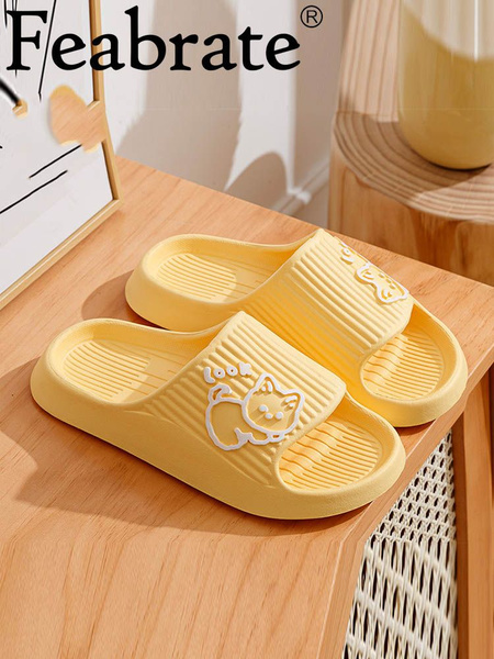 Шлепанцы Женский Feabrate, размер 40, 41 EVA Мягкая стелька, Легкая модель Без застёжки ...