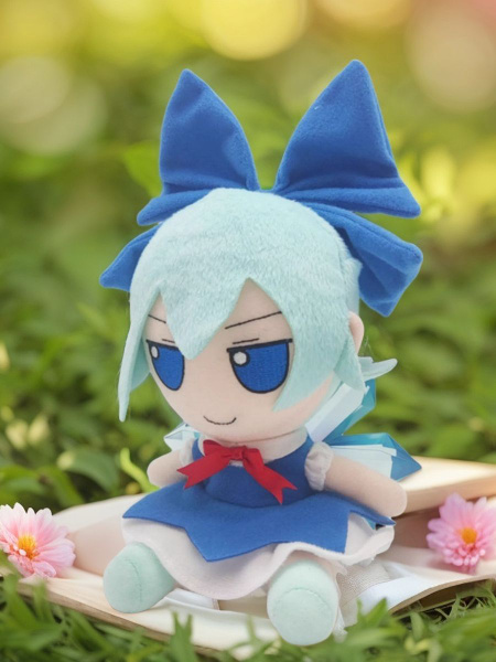 Аниме Мягкие Игрушки TouHou Project Fumo Cirno / Чирно Игрушка Антистресс 20CM купить на OZON по ...