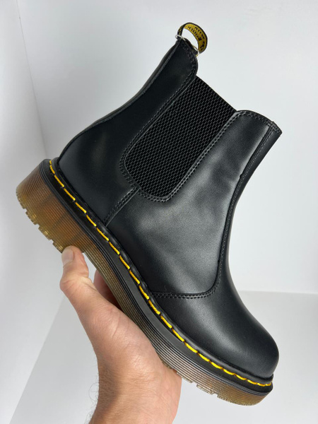Ботинки Женский Dr. Martens глубокий черный, размер 39 челси Демисезон R (средняя) Молния ...
