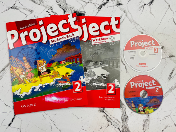 Project 2 (4th edition) Комплект Student's book + Workbook with Audio CD | Hutchinson Tom купить ...