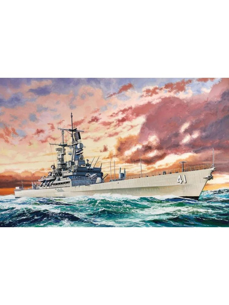DRAGON 7124 1/700 USS Arkansas CGN-41 Комплект пластиковых моделей ...
