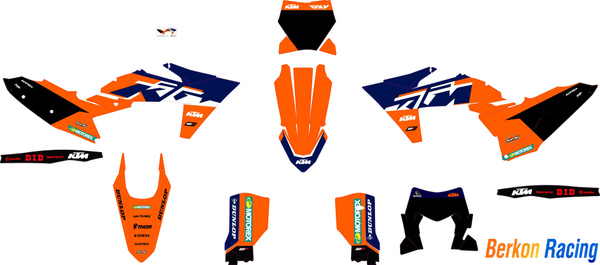 Графика на мотоцикл КТМ (2024) GR8, KEWS, HENGJIAN (толщина 600 мкм) (Abstract) купить на OZON ...