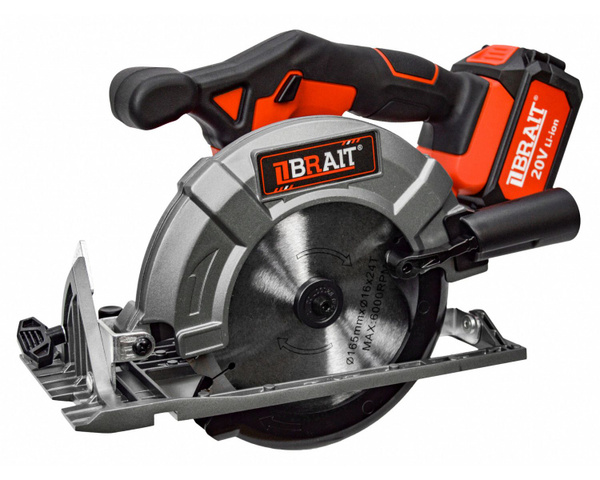 Циркулярная пила аккумуляторная BRAIT BCCS20/165-4PU PRO ( 20В, АКБ, З ...