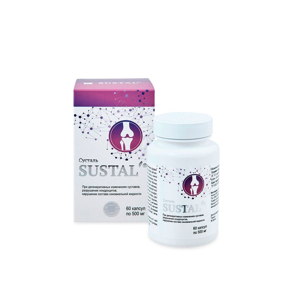 Сусталь (Sustal), 500мг, 60 капсул купить на OZON по низкой цене (1871777793)