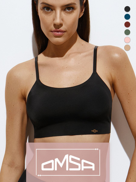 Топ Женский Omsa черный, размер 42 Без рукавов Повседневный Китай Без застежки Однотонный купить ...