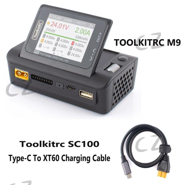 ToolkitRC M9 600 Вт USB Быстрая зарядка Интеллектуальное зарядное ...