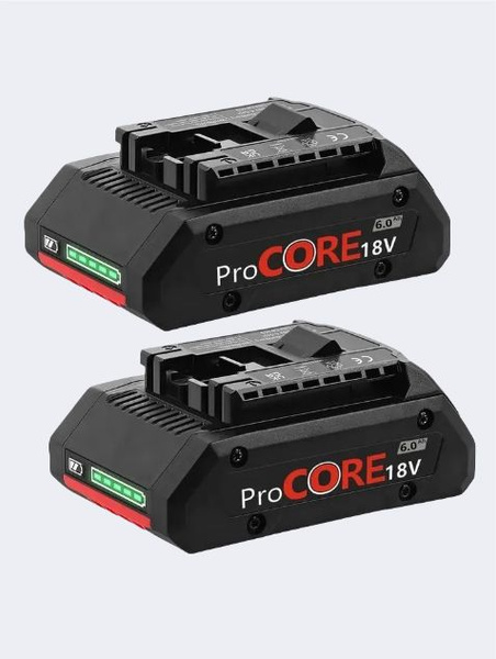 Аккумулятор для Bosch 18V Pro core 6.0Ah 2шт купить на OZON по низкой ...