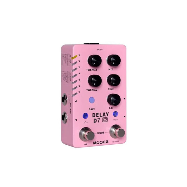 Педаль эффектов Mooer D7 Delay X2 купить на OZON по низкой цене (2115842465)