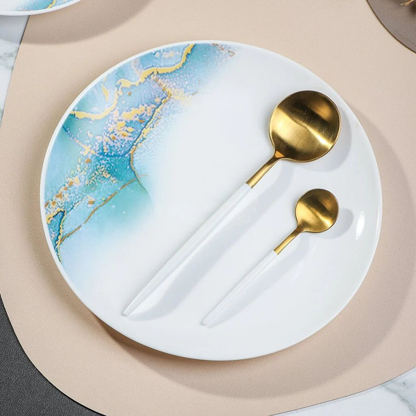 Тарелка DANIKS, Стеклокерамика, диаметр 24 см купить c доставкой на OZON по низкой цене (1909838220)