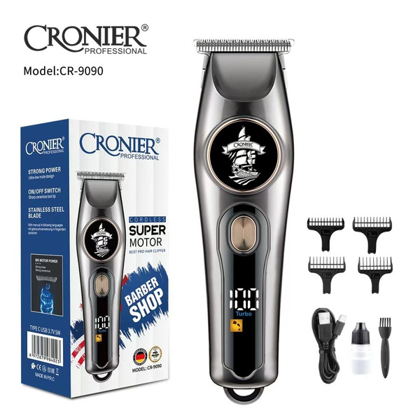 CRONIER Триммер для волос Триммеры для волос Professional, кол-во насадок 4 купить на OZON по ...