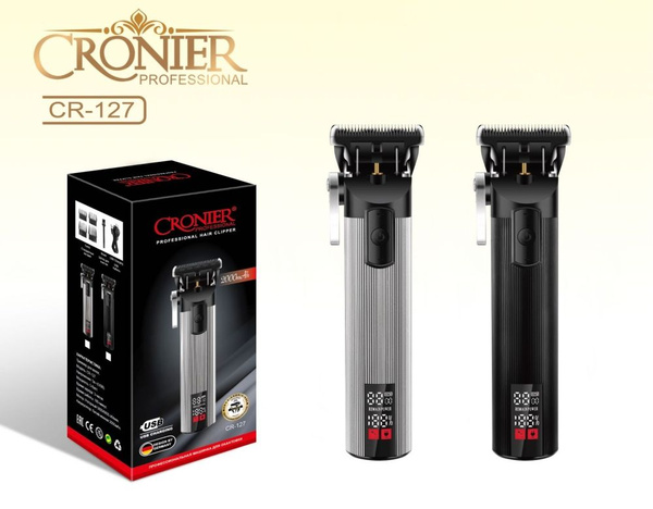 CRONIER Триммер для волос Триммеры для волос Professional, кол-во насадок 4 купить на OZON по ...