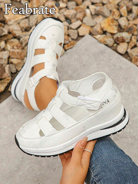 Сандалии Женский Feabrate, размер 37 Резина Круглый нос, Маломерит R (средняя) Лето Россия ...