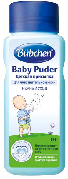 Присыпка Bubchen Нежный уход Детская для чувствительной кожи, 100 г купить на OZON по низкой ...