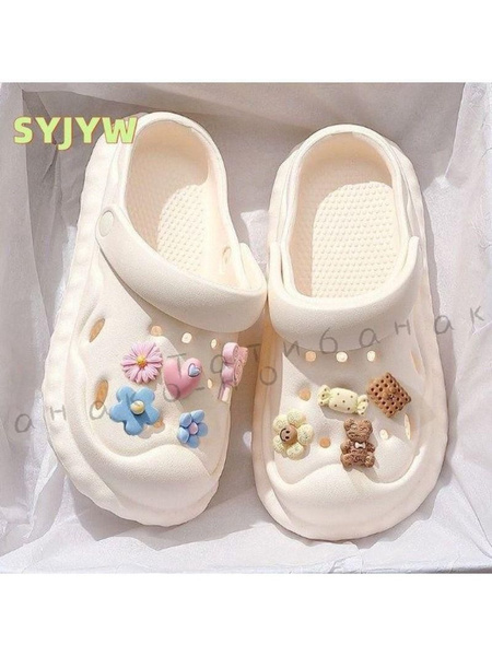 Босоножки Женский SYJWY Без каблука EVA, размер 37 Мягкая стелька R (средняя) Лето Китай Без ...