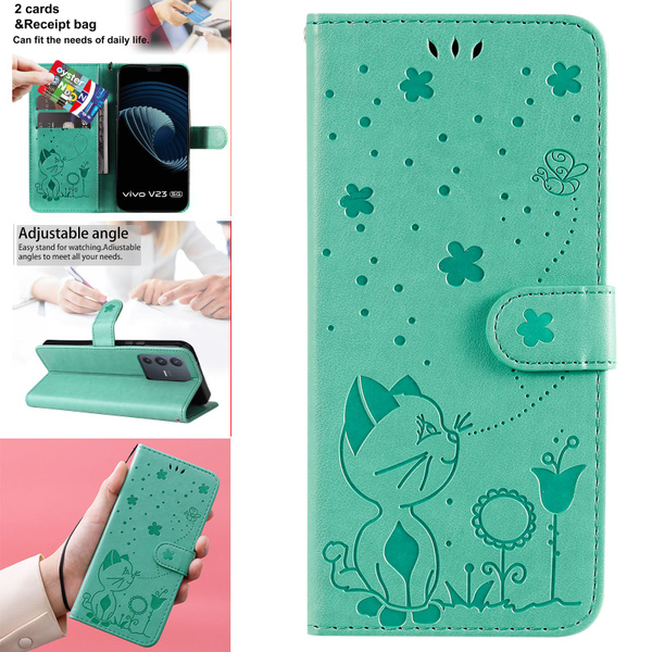 Кожаный с визитницей чехол для Vivo V23 5G (V2130, V2303) купить на ...