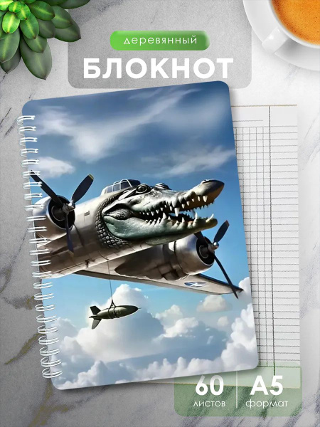 Блокнот Bombarilo Crocodilo, Крокодило Бомбардино купить на OZON по ...
