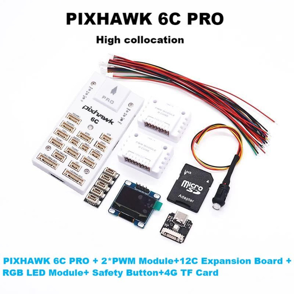 Белый корпус,Аварийный контроллер PIXHAWK 6C PRO с I2C и OLED RGB ...
